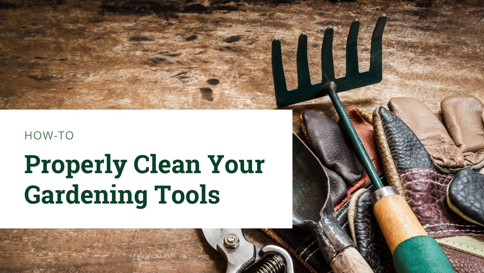 How to Properly Clean Your Gardening Tools | Knollwood Garden Center